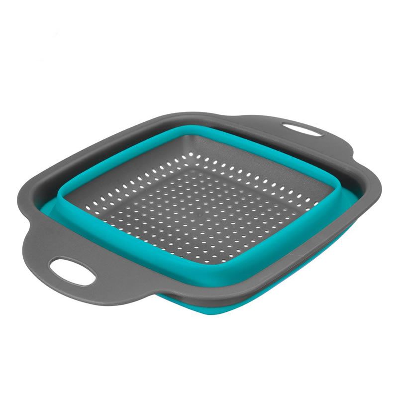 Collapsible Square Kitchen Colander - 240mm x 180mm x 75mm | Shop Today ...