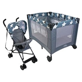Basic Star Stroller and Star Maxwell Camp Cot - Combo | Shop Today. Get ...