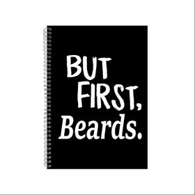 Beards Wire Bound Notebook Beard Gift Idea Writing Books A4 Notepad ...