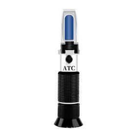 Brix Refractometer with ATC, Dual Scale Specific Gravity & Brix ...