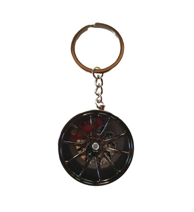 Super Cool & Unique Super Sports Car Rim & Brake Disc Pendant Keychain ...