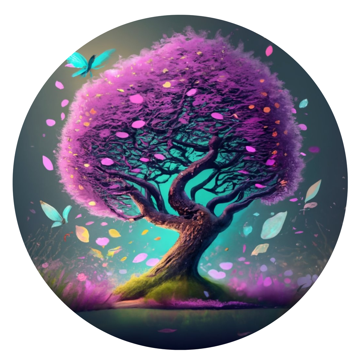 Purple Tree - Custom printed mousepad | Shop Today. Get it Tomorrow ...