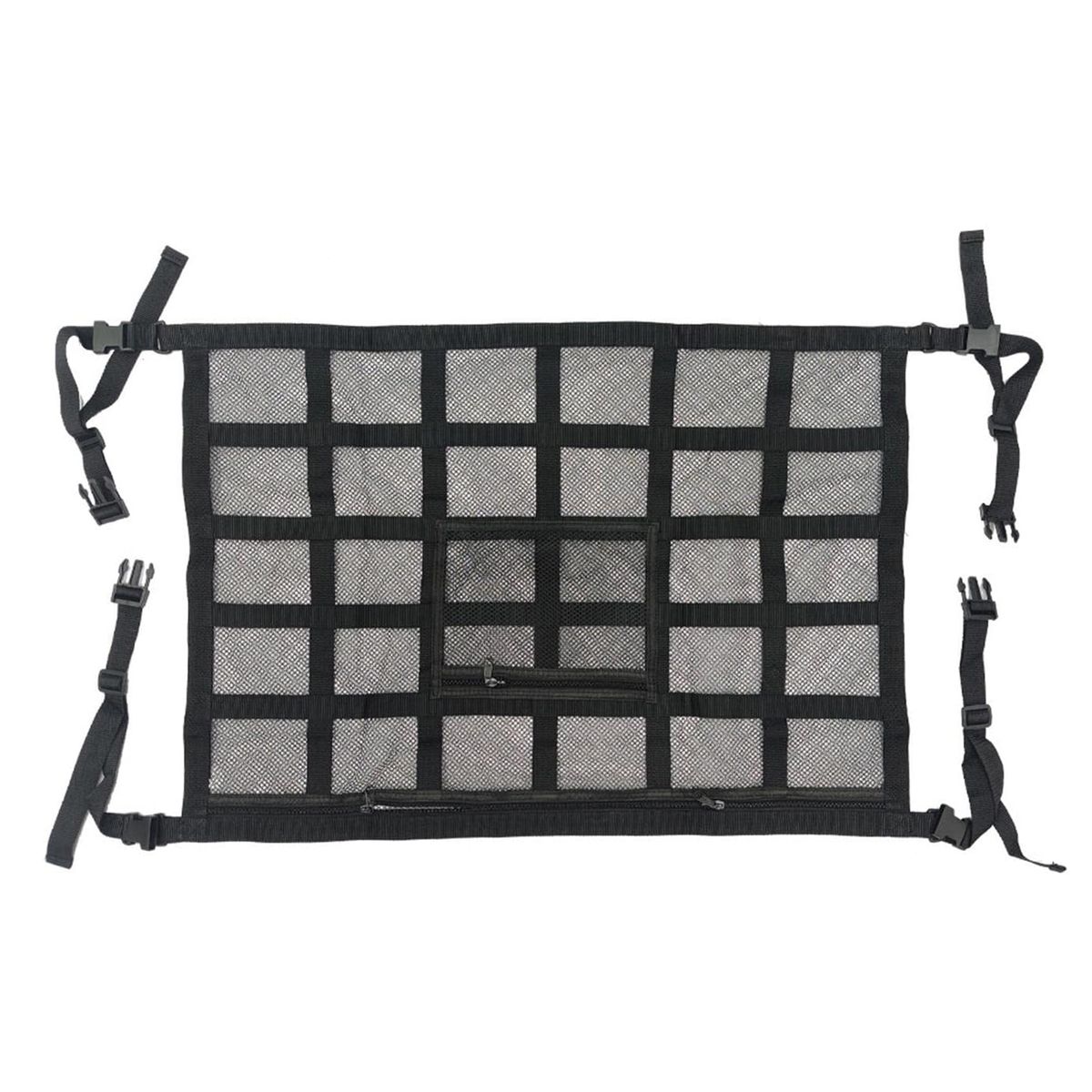 80 X 54CM Car Ceiling Cargo Net Pocket Double-Layer Mesh Storage ...