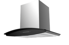 Falco 60Cm Curved Glass S/Steel Chimney Extractor FAL-6068 | Shop Today ...