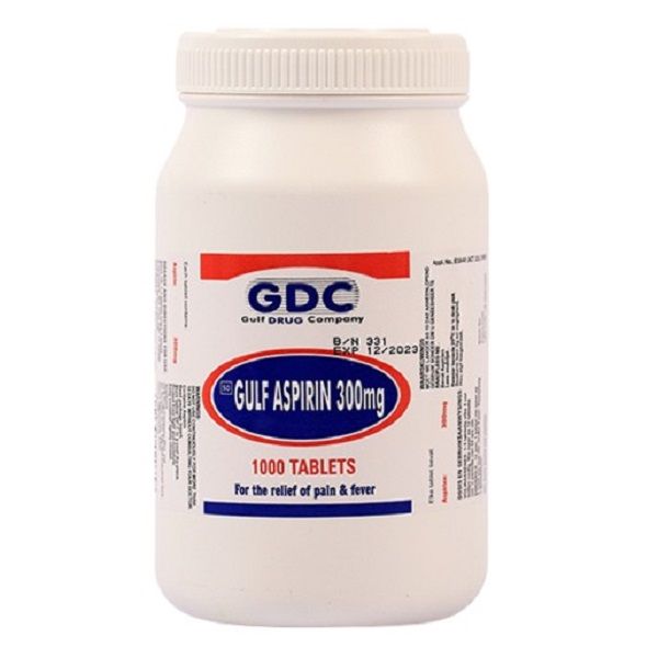 GDC - 1000 Gulf Aspirin Tablets 300mg | Shop Today. Get it Tomorrow ...
