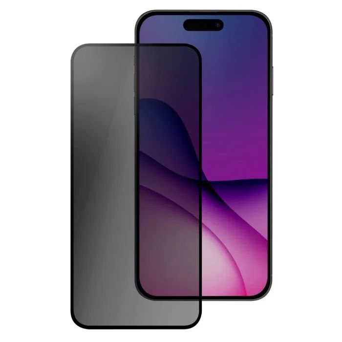 Privacy Screen Guard Tempered Glass Protector for iPhone 15 Plus PB ...