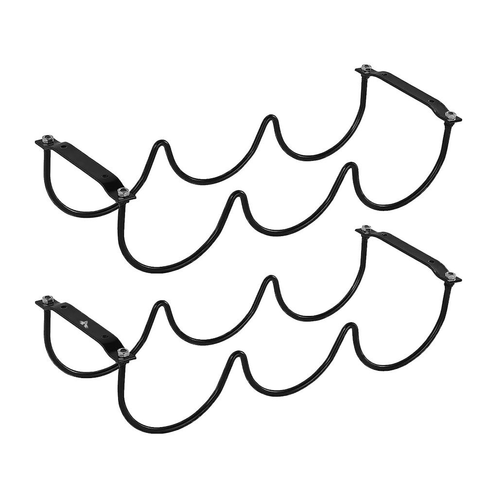 Under Cabinet Wine Bottle Holder Rack for Kitchen Bar Decor - Set of 2 ...