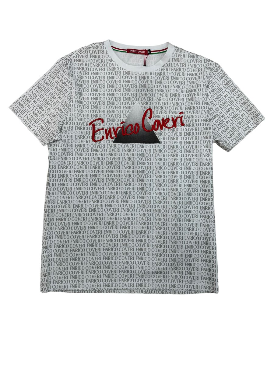 Enrico Coveri - Men's All Over Print Crew Neck T-Shirt | Shop Today ... Enrico Coveri - Men's All Over Print Crew Neck T-Shirt | Shop Today ...