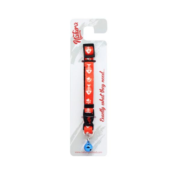 Natura Adult Cat Collars - Fishbone and Paw Red | Shop Today. Get it ...