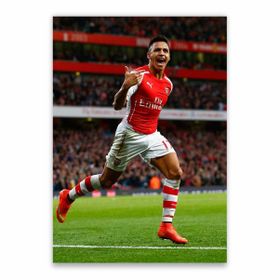 Alexis Sanchez Celebration Poster - A1 | Shop Today. Get it Tomorrow ...