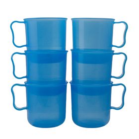 Blue Plastic Mug | 350 ml | 6 Pack | Shop Today. Get it Tomorrow ...