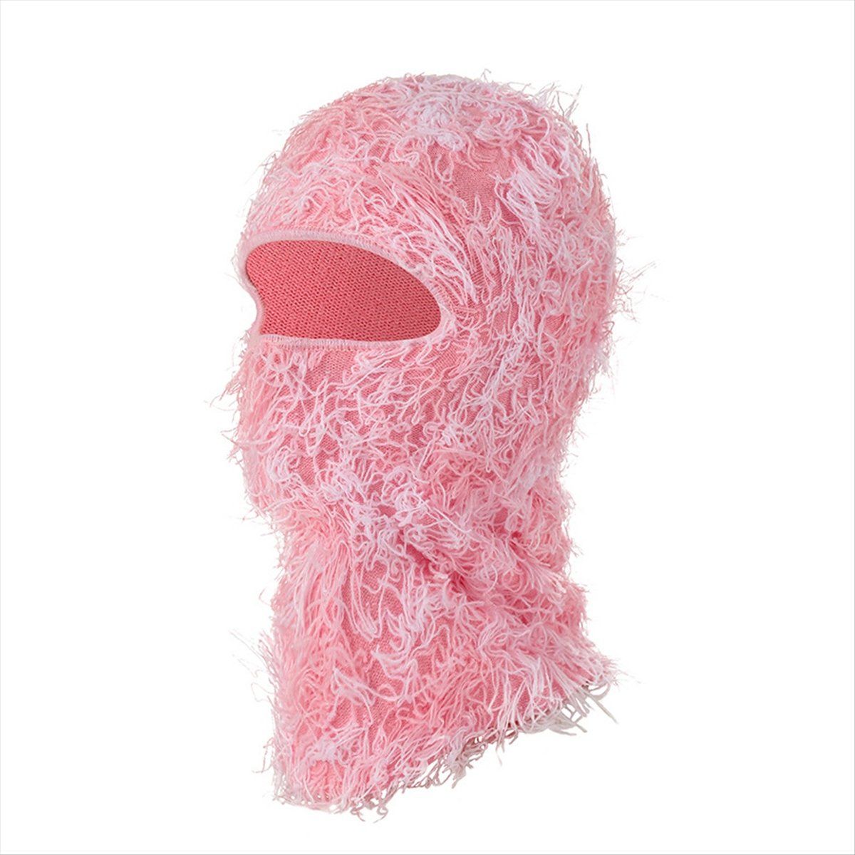 Distressed Ski Mask Face Knitted Distress Mask For Men Women Pink ...