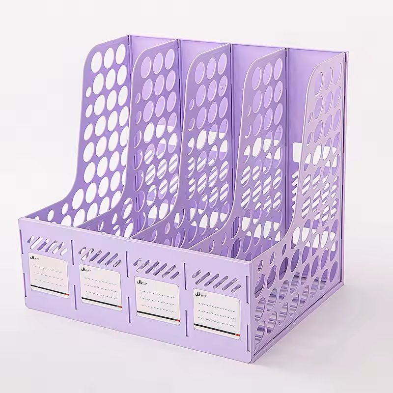 Thickened Large-Capacity Storage File Box Desktop File Rack Four-Link ...