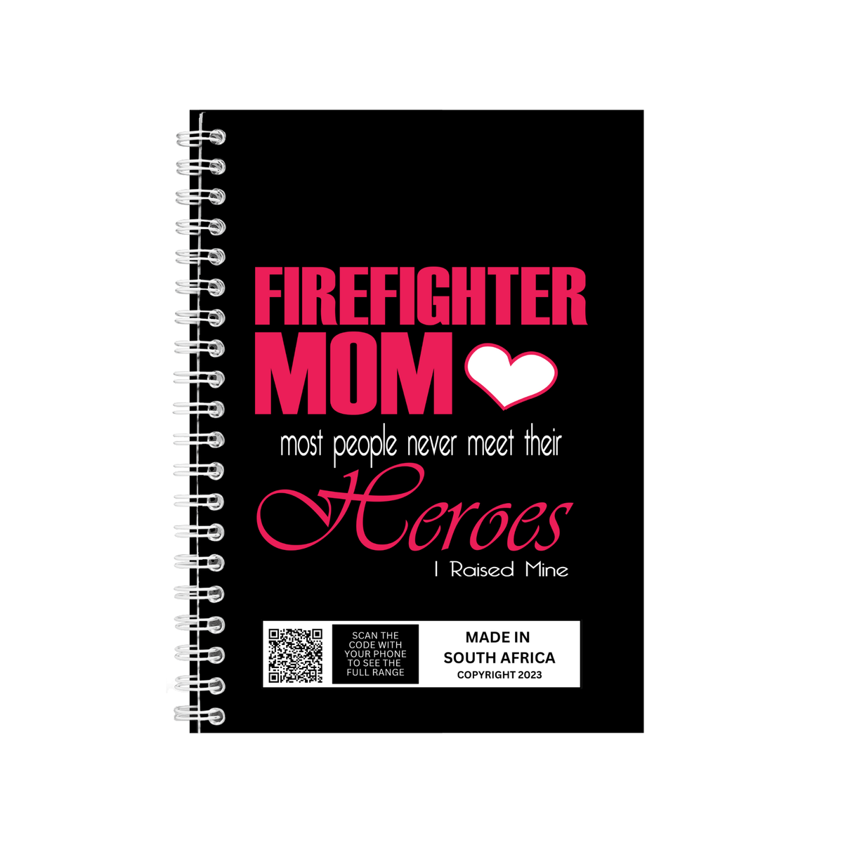 Firefighter Mom Notebook - Great Gift Idea - Writing Books Notepad Pad ...