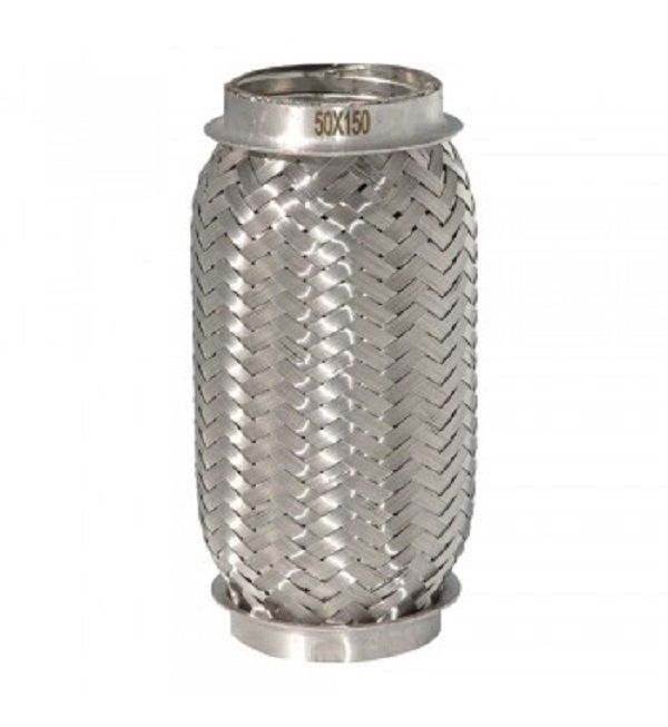 Exhaust Flex Pipe, Stainless Steel, Braided, Weld On Flexi 50mm x150mm ...