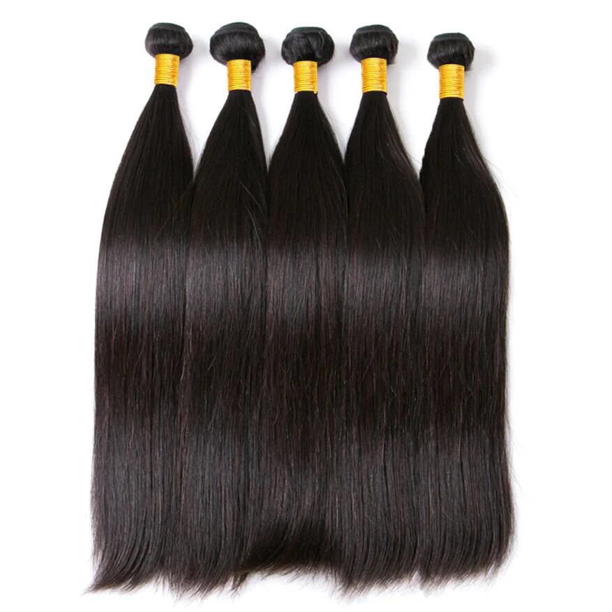 13A Brazilian Human Hair 5 Bundles 250g Straight Bundles Hair ...