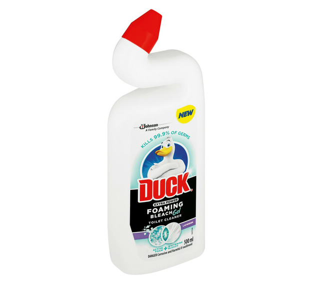 Duck Toilet Cleaner Foaming Bleach Lavender - 6 x 500ml | Shop Today ...