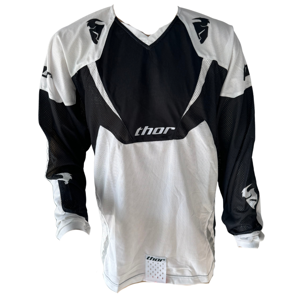 Thor AC Vented Black/White Jersey | Shop Today. Get it Tomorrow! | takealot.com