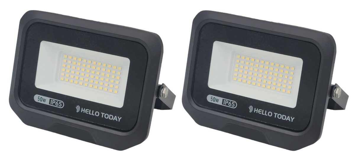 Hello Today LED Flood Light 50W - 2 Pack | Shop Today. Get it Tomorrow ...