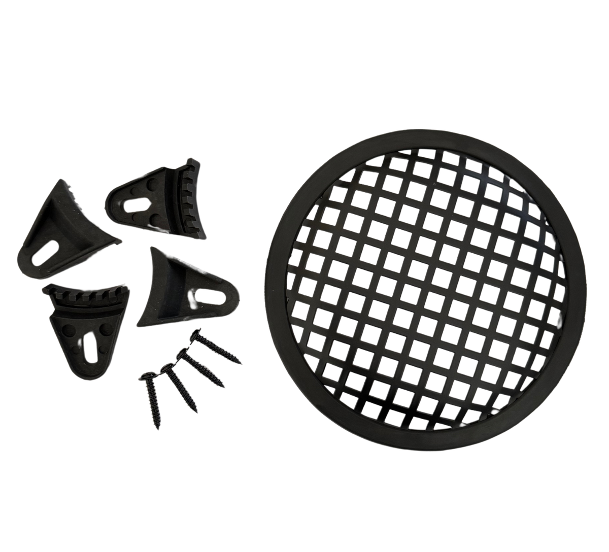 SiRCONY 8 inch speaker grill (metal) + 4 brackets & screws for speaker ...