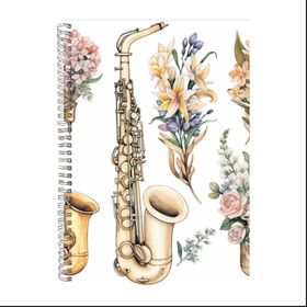SAXOPHONE Watercolor Gift Idea A4 Notepad 236 | Shop Today. Get it ...