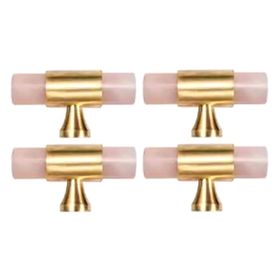 Premium Quality Pink T-Bar Marble Pull Wardrobe Door Handles | Shop ...