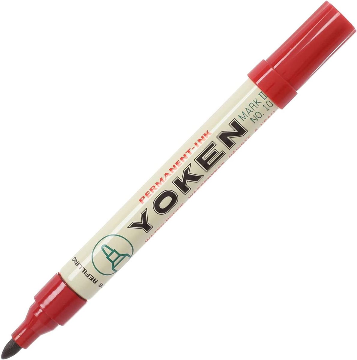 Yoken No 10 Red Permanent Marker Fine x4 | Shop Today. Get it Tomorrow ...