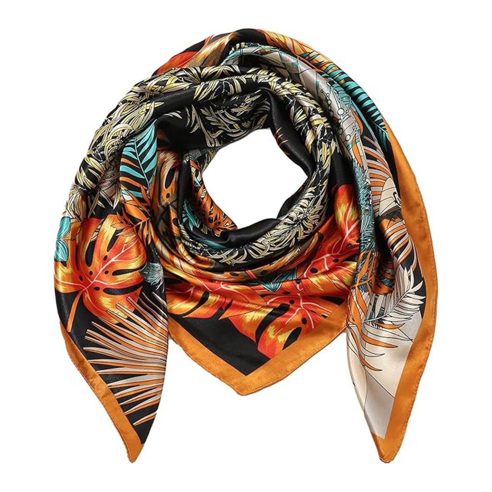 Silk Satin Scarf, Bandana Square Scarf - Head Scarf for Women Hair ...