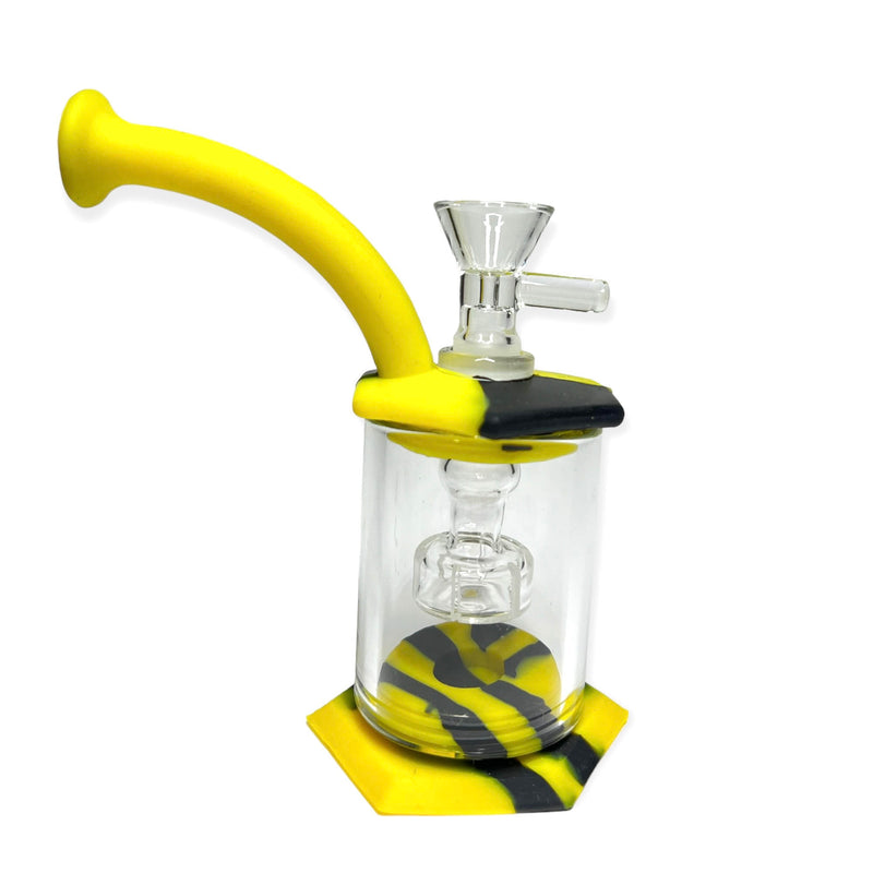 Mini Silicone Bong With Percolator Yellow and Black | Shop Today. Get ...