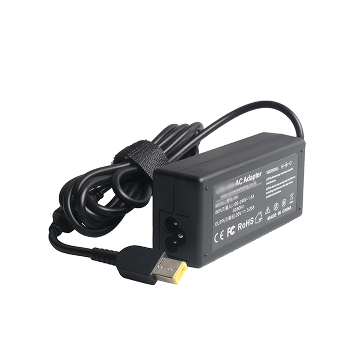 Lenovo USB Square Pin 20V 4.5A 90Watt Laptop Charger-( Yellow Square ...
