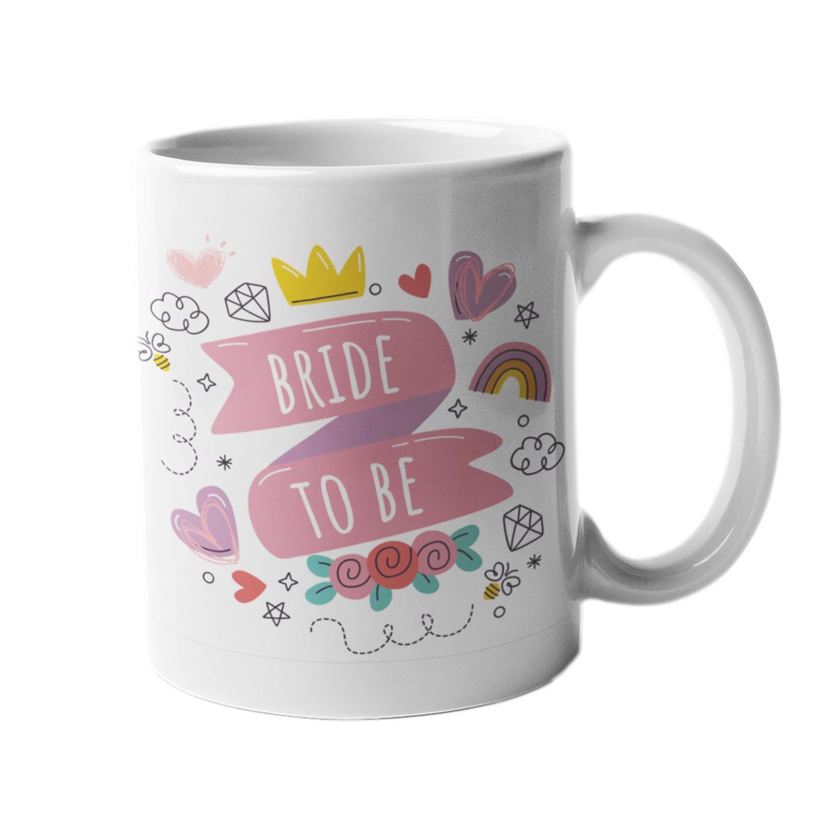 Bridal Mugs - Bride To Be 1 - Printed Mugs | Shop Today. Get it ...