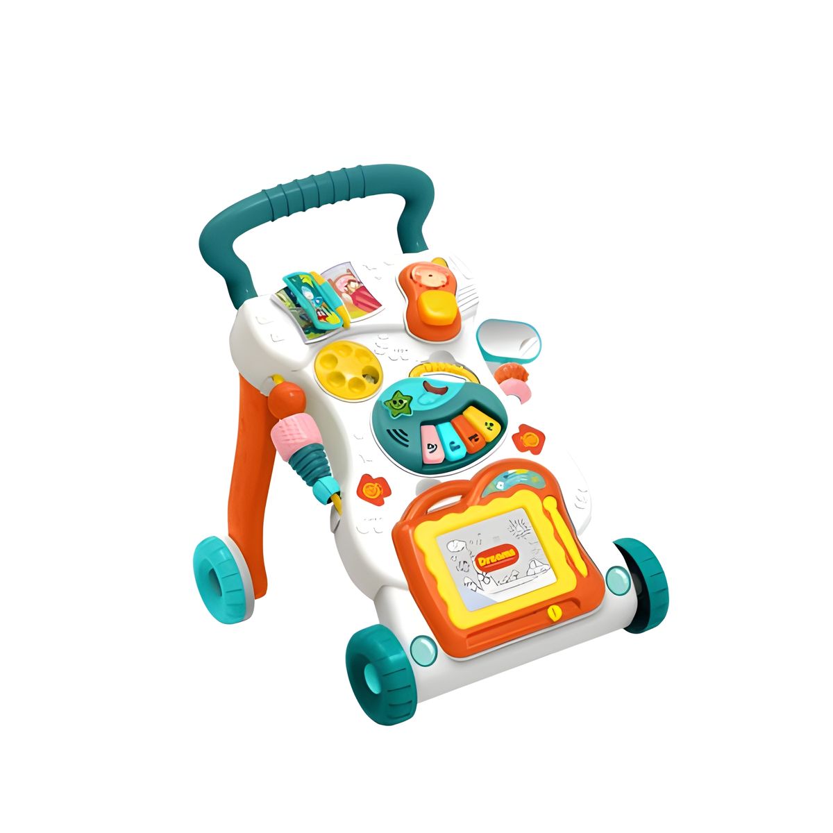 Anti-Rollover Baby Push Walker Walker Adjustable Speed 3 in 1 Baby ...