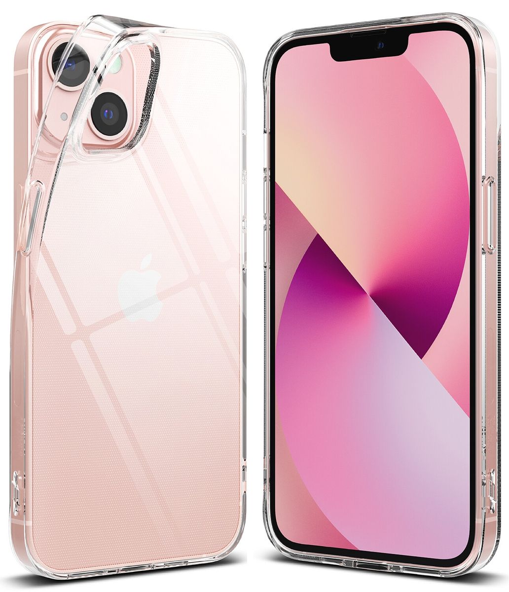 iPhone 13 Clear Case Back Cover Shockproof Slim Transparent | Shop ...