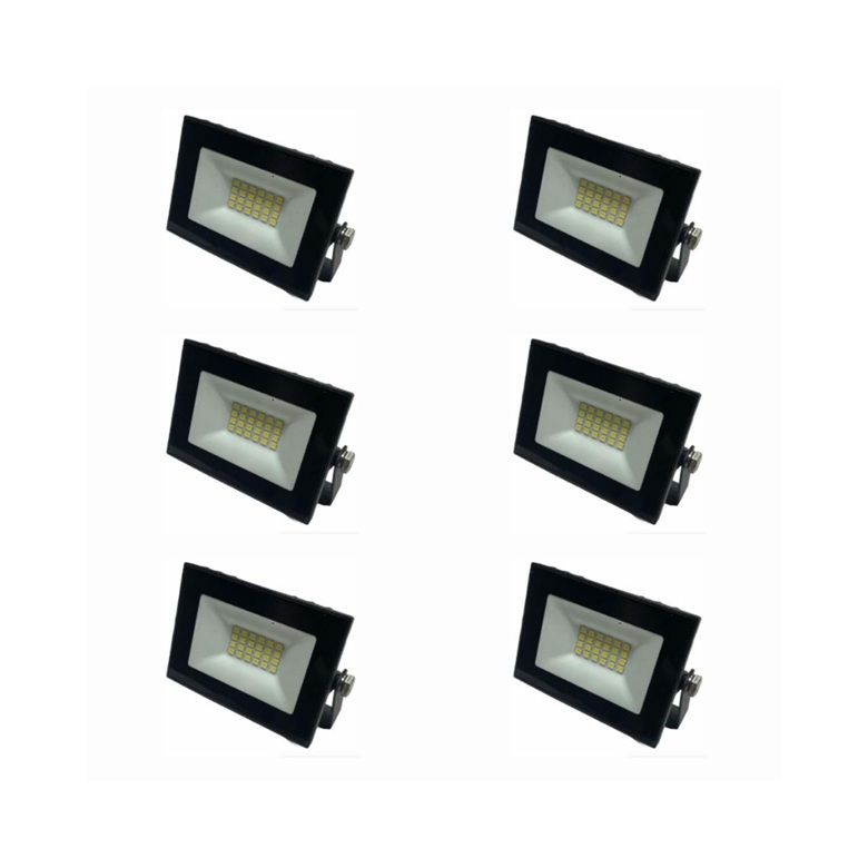 Premium Lighting 6 Pack - 20W LED Flood Light Outdoor IP65 | Shop Today ...