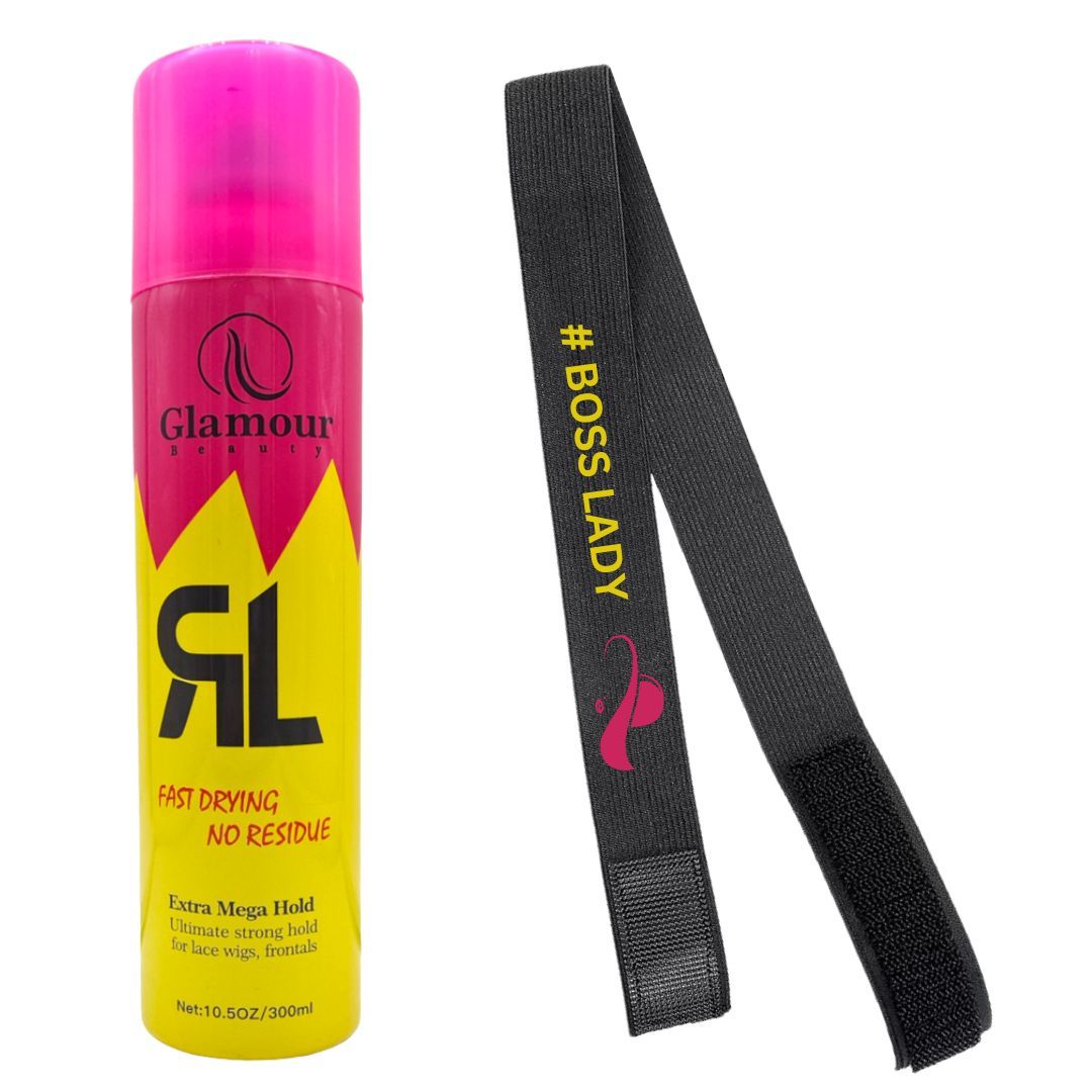 300ml Frontal Lace Wig Freezing Glued Spray, BOSS LADY wig Band | Shop ...