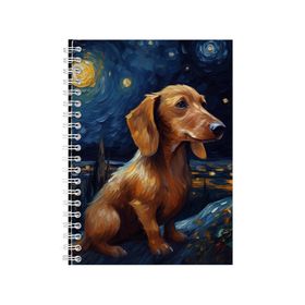 DACHSHUND Starry Night Notebook Dog Gift Idea Notepad Pad 110 | Shop ...