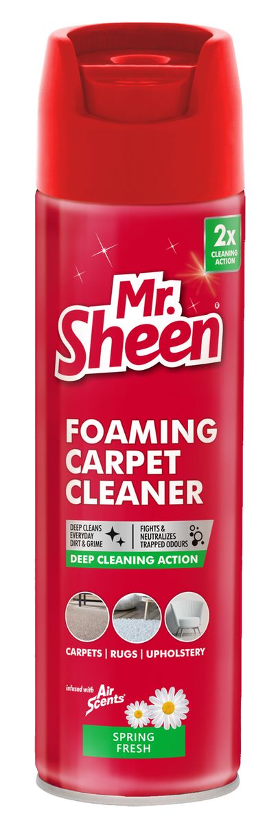 Shield - Mr Sheen Foaming Carpet Cleaner Aerosol 500ml | Shop Today ...