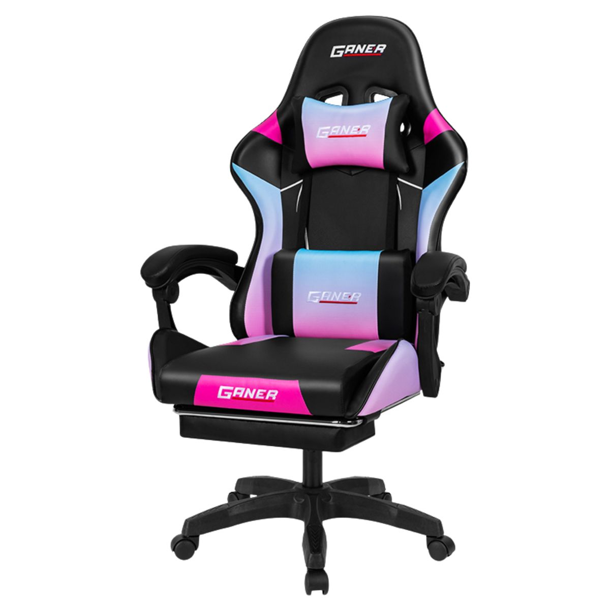 Black & MultiColour Reclining Premium Gaming Chair | Shop Today. Get it ...