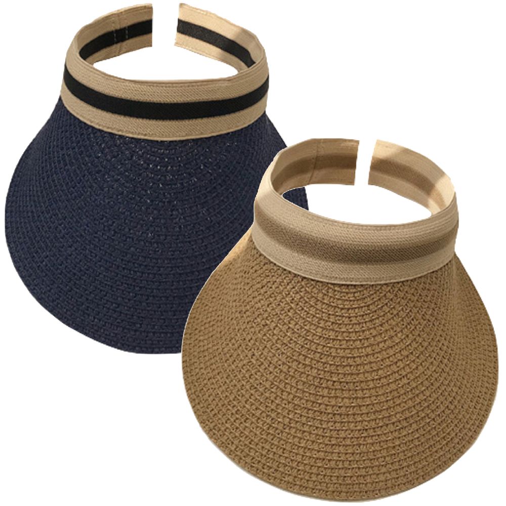 Fashion Open Top Ponytail Sun hat Set of 2 | Shop Today. Get it ...