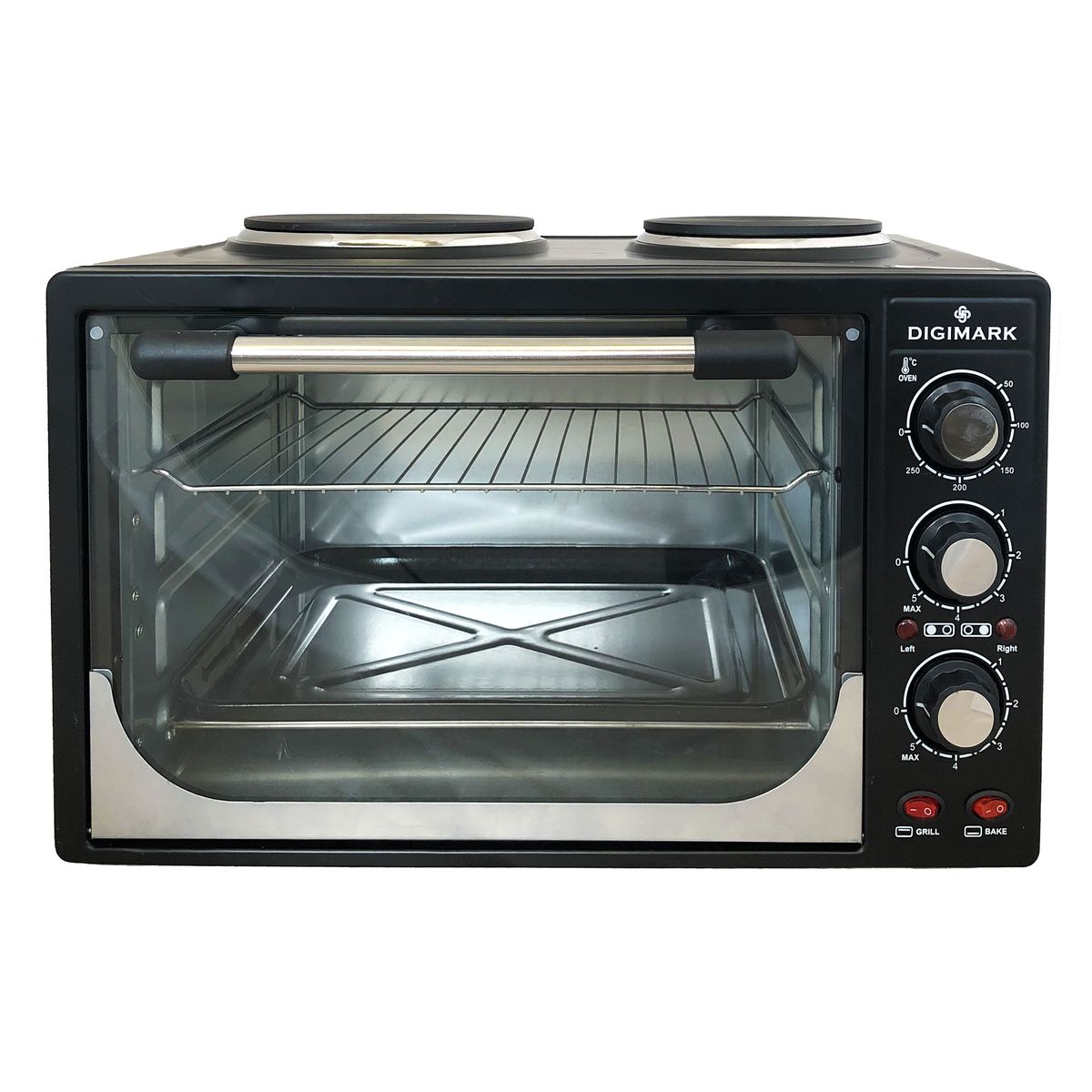 Digimark 3200W 28 Litre Electric Oven with 2 Solid Hot Plates | Shop ...