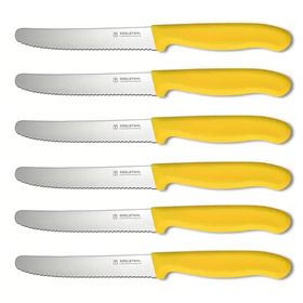 Edelstahl - Yellow Paring Knife Set - Pack of 6 | Shop Today. Get it ...