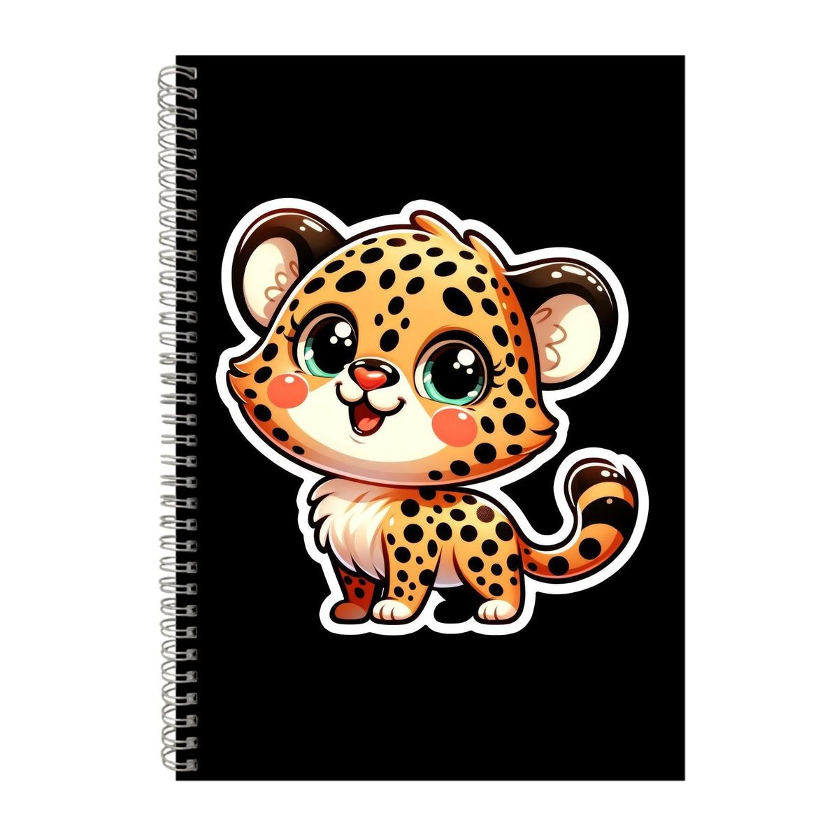 Cheetah A4 Notebook Spiral Lined Trendy Notepad Animal Idea 322 | Shop Today. Get it Tomorrow ...