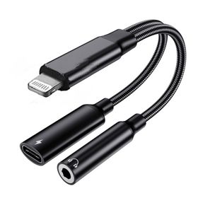 Andowl Headphone Adapter for iPhone - Lightning to 3.5 mm Headphone ...