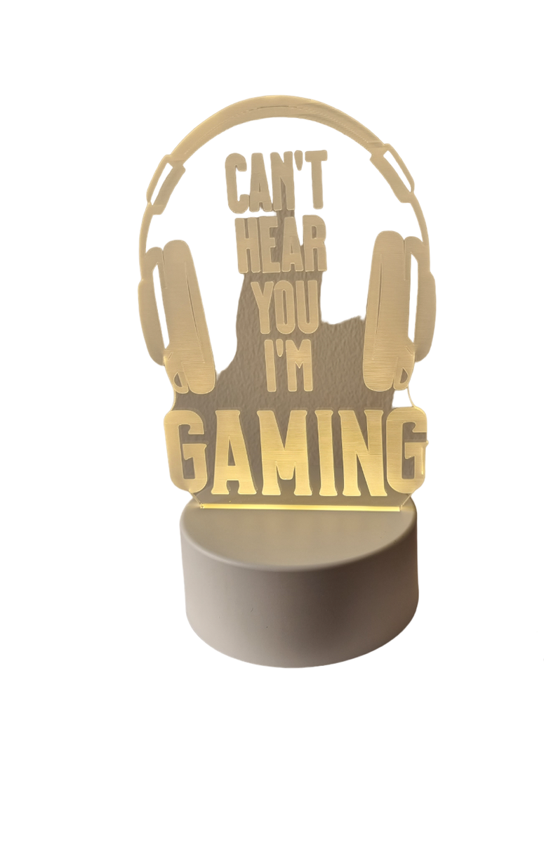 3D LED Gaming Slogan Desk Lamp Light | Shop Today. Get it Tomorrow ...