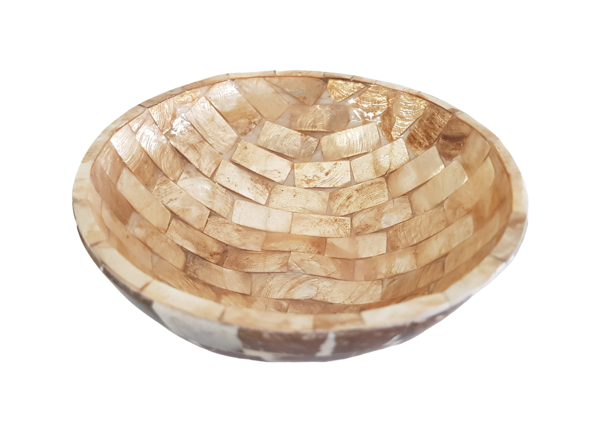 Coconut Bowl with Mother of Pearl Shell - 15cm | Shop Today. Get it ...