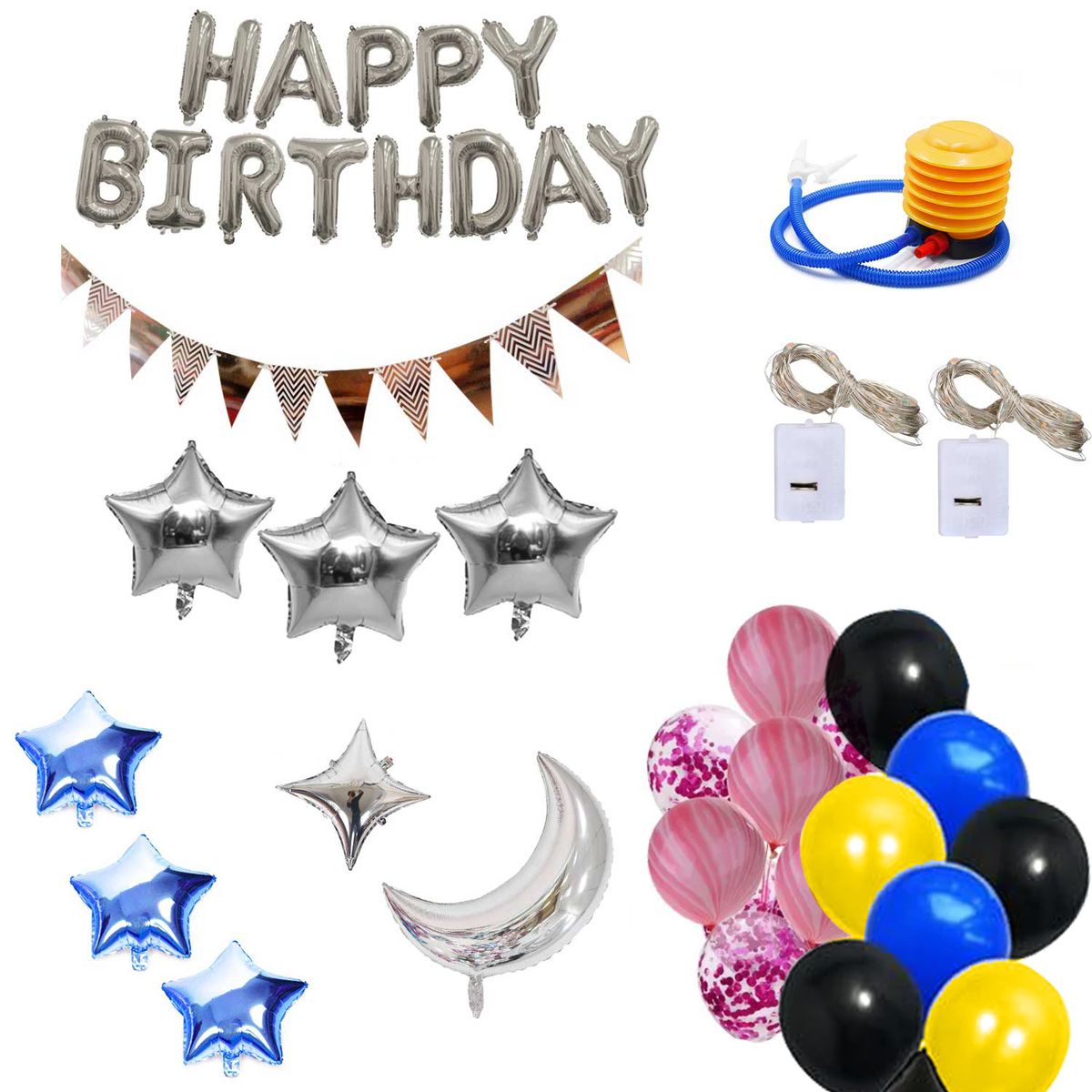 Party Balloon set Children's balloons set Happy Birthday Balloon Set ...