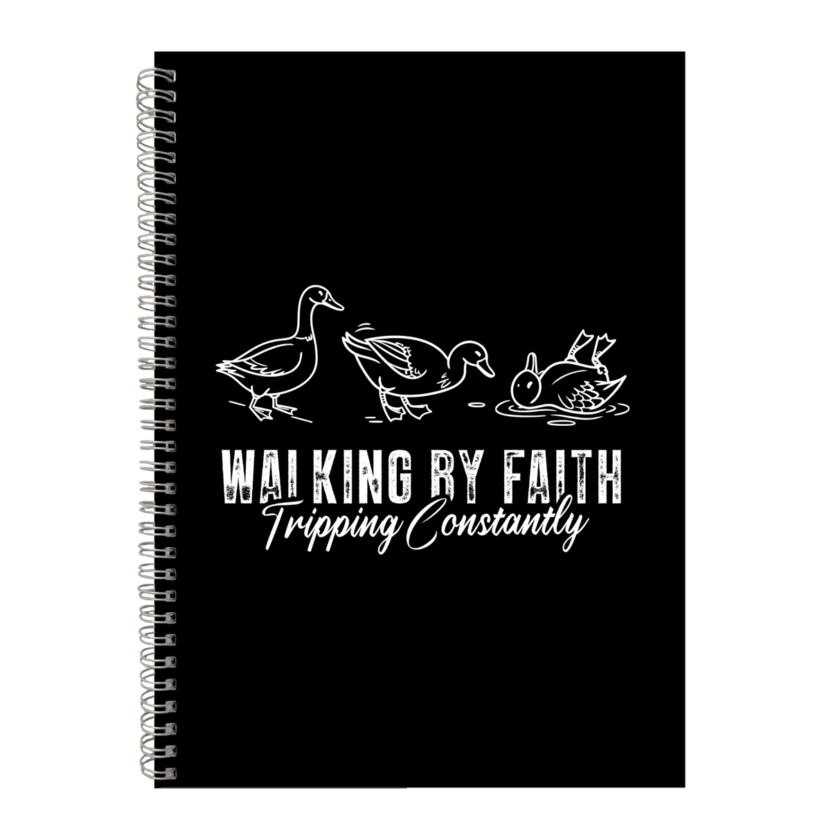 Walking By Faith Christian Writing Notepad Gift Idea A4 Notebook 402 ...