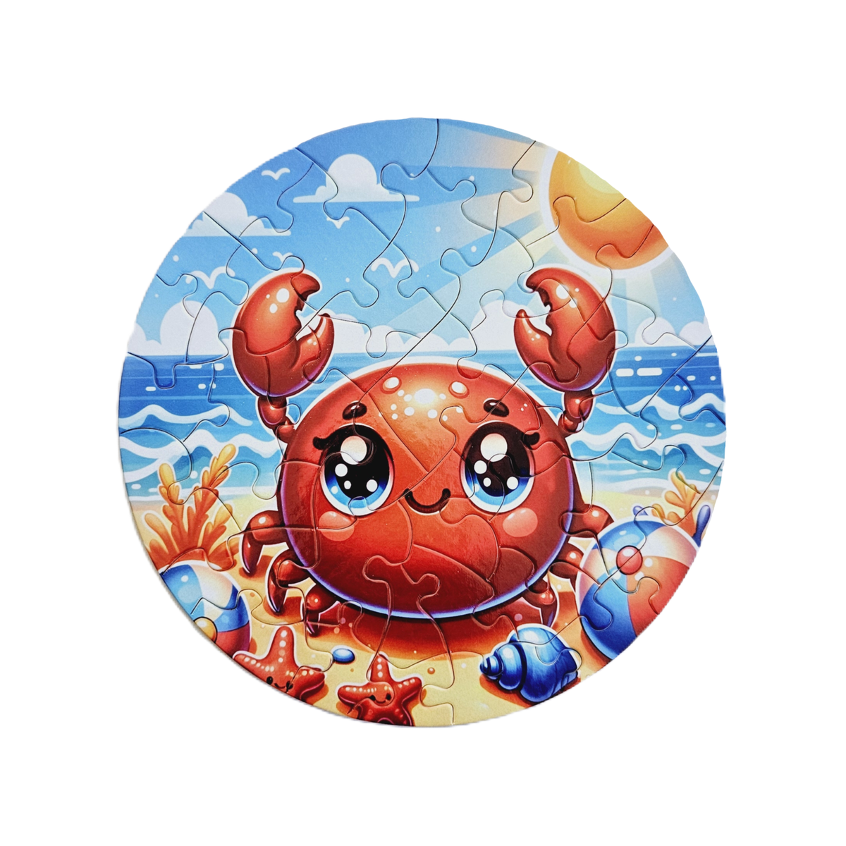 Round Beach Crab 42 Piece Puzzle | Shop Today. Get it Tomorrow ...