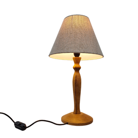 Clasic turned oak Table Lamp - Victor | Shop Today. Get it Tomorrow ...