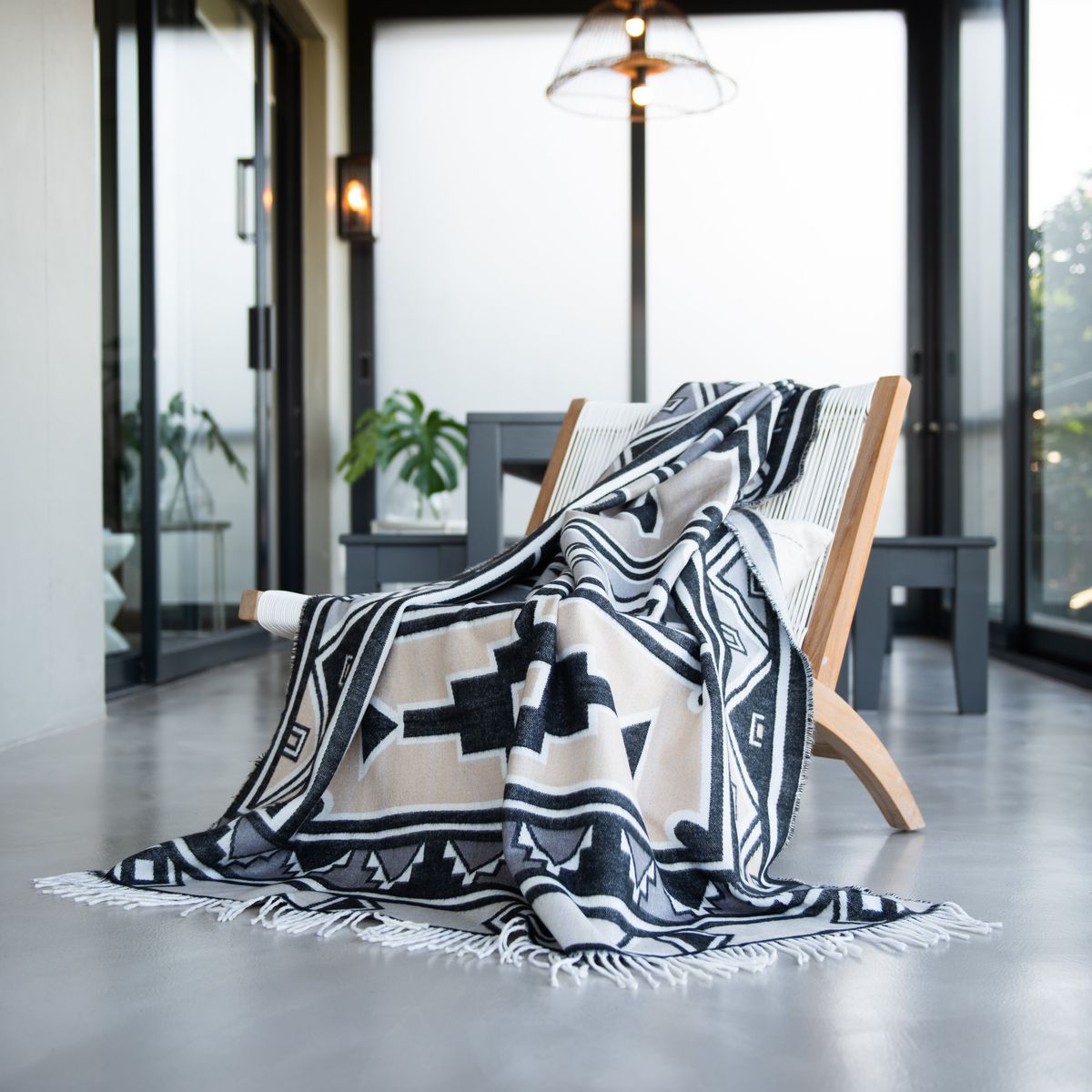 My Africa Ndebele Wild Dove/Iron Throw | Shop Today. Get it Tomorrow ...
